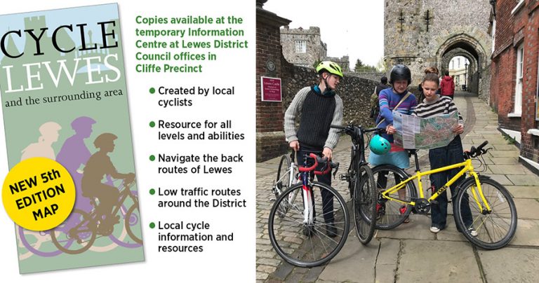Updated cycle map of Lewes now available! | Lewes Climate Hub